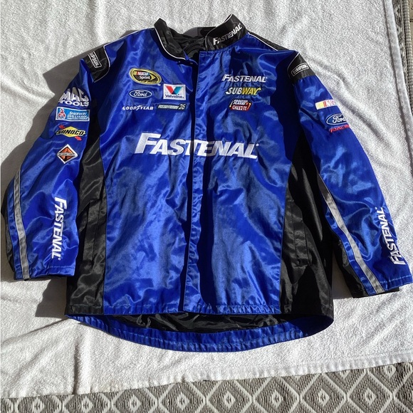 Nascar | Jackets & Coats | Vintage 9sy2k Nascar Fastenal Subway Ford ...